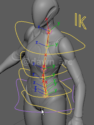 [Maya]Rigging 10 - Spine IK